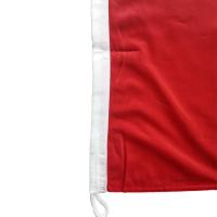 China 3x5' Denmark National Flag Knitted Polyester Rope and loops Customized indoor outdoor for sale