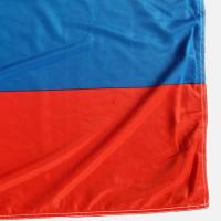 China 3x5' Russia National Flag Knitted Polyester Rope and loops Customized indoor outdoor for sale