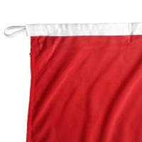 China 3x5' Peru National Flag Knitted Polyester Rope and loops Customized indoor outdoor for sale