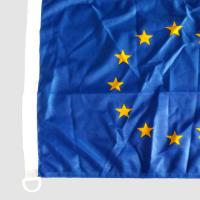 China 2x3' European Union Flag Knitted Polyester Single Reverse Indoor Outdoor Header for sale