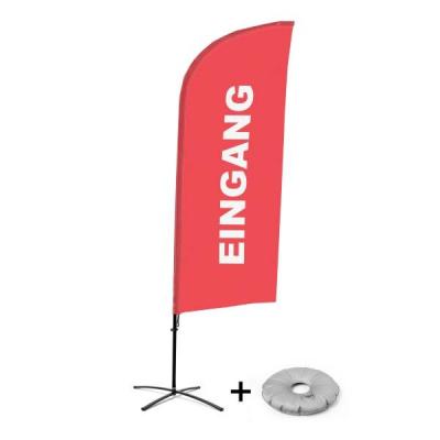 China 5m Custom Printed Beach Feather Flags with Teardrop Poles and Ground Spike - UV Protected Outdoor Advertising Banners for sale