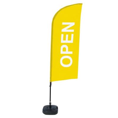 China Custom Printing Fiberglass Beach Flag with Windproof Design - 3x5 ft Size Options and UV Treatment for sale