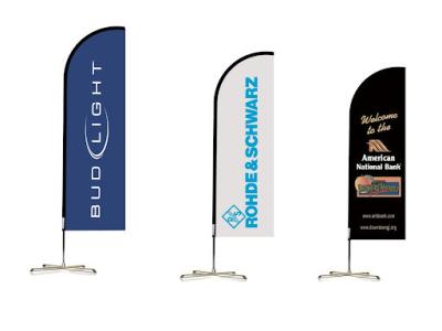 China Custom Teardrop Beach Flag with UV Protection - Double-Sided Digital Printing for Outdoor Advertising for sale