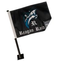 China Single Sided Customized Printed Packaging Car Advertising Flag 30 X 45cm for sale