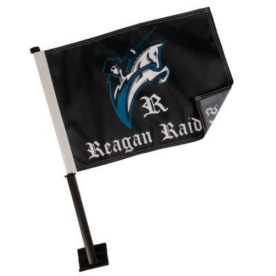 China Single Sided Customized Printed Packaging Car Advertising Flag 30 X 45cm for sale