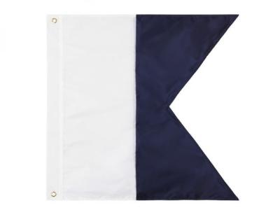 China Marine Signal Flag with Digital Printing - Custom Sizes 3x5 Feet, B1 Treatment for Outdoor Use for sale