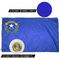 China Nevada State Flag 3x5 Ft Outdoor Heavy Duty Dupont Nylon with Brass Grommets and 4-Row Stitching for sale