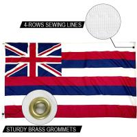 China State of Hawaii Flag 3x5 ft Outdoor Dupont Heavy duty Nylon US Flags Brass Grommets for sale