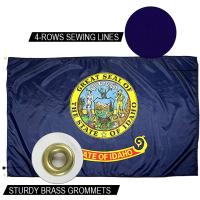 China State of Idaho Flag 3x5 ft Outdoor Dupont Heavy duty Nylon US Flags Brass Grommets for sale