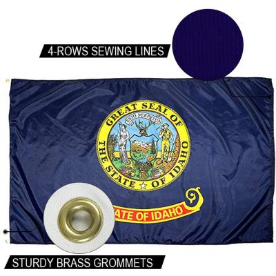 China State of Idaho Flag 3x5 ft Outdoor Dupont Heavy duty Nylon US Flags Brass Grommets for sale