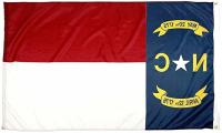 China State of North Carolina Flag 3x5 ft Outdoor Heavy duty Dupont Nylon US Flags Brass Grommets for sale