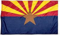 China State of Arizona Flag 3x5 ft Outdoor Heavy duty Dupont Nylon US Flags Strong Canvas Heading and  Brass Grommets for sale