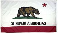 China State of California Flag 3x5 ft Outdoor Heavy duty Dupont Nylon US Flags Strong Canvas Heading and  Brass Grommets for sale