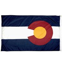 China State of Colorado Flag 3x5 ft Outdoor Heavy duty Dupont Nylon US Flags Strong Canvas Heading and  Brass Grommets for sale