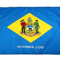 China State of Delaware Flag 3x5 ft Outdoor Heavy duty Dupont Nylon US Flags Strong Canvas Heading and  Brass Grommets for sale