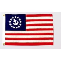 China Custom Embroidered Advertising Flags - Spun Polyester Material with 90% Color Penetration and B1 Treatment for Outdoor Use for sale