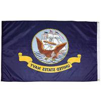 China US Navy Flag 3x5 ft Outdoor Heavy duty Dupont Nylon Strong Canvas Heading and Brass Grommets for sale