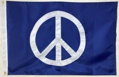 China 3x5ft Custom Sewn Flags 100% Polyester Outdoor Double Thread Sewing Rope Ring Construction for sale