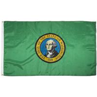 China State of Washington Flag 3x5 ft Outdoor Heavy duty Dupont Nylon US Flags Strong Canvas Heading and  Brass Grommets for sale