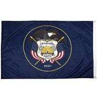 China State of Utah Flag 3x5 ft Outdoor Heavy duty Dupont Nylon US Flags Strong Canvas Heading and  Brass Grommets for sale