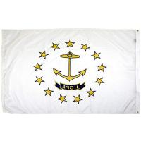 China State of Rhode Island Flag 3x5 ft Outdoor Heavy duty Dupont Nylon US Flags Strong Canvas Heading and  Brass Grommets for sale