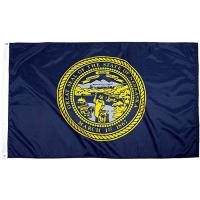 China Nebraska State Flag 3x5 ft Heavy Duty Dupont Nylon with Water Resistant Treatment and Brass Grommets for sale