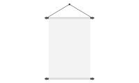 China 80x200cm Custom Dye Sublimation Anime Hanging Banner with 90% Color Penetration and 6-7 Level Fastness for Indoor Display for sale