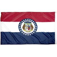 China Nylon Mississippi State Flag 3x5 ft with Canvas Heading and Brass Grommets for Outdoor Use for sale