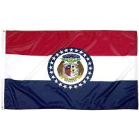 China Nylon Mississippi State Flag 3x5 ft with Canvas Heading and Brass Grommets for Outdoor Use for sale