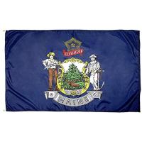 China Outdoor Heavy Duty Dupont Nylon US Flags State Of Maine Flag Water Resistant for sale