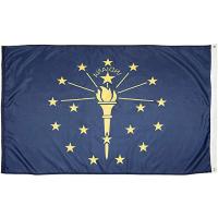 China 3x5ft State Of Indiana Flag Outdoor Heavy Duty Dupont Nylon US Flags for sale