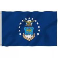 China USA Air Force Flag 3 X 5' Knitted Polyester Single Reverse Water Resistant for sale