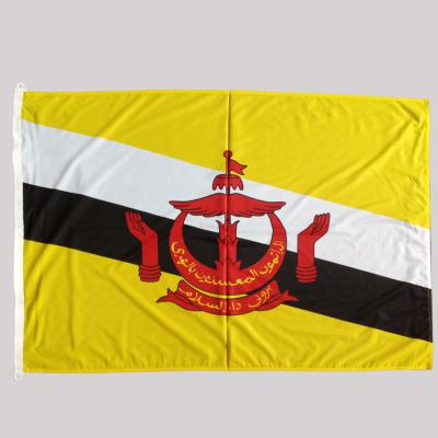 China Brunei Flagolden national screen printed high quality for sale