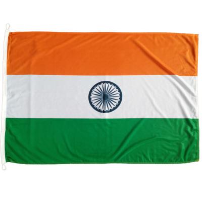 China Screen Digital Printed National Flag of India - 100% Polyester Material with Custom Sizes for Outdoor Indoor Use for sale