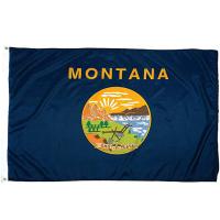 China Wind-Adaptive Tech​ Montana Flag Customized Screen Printed Complete Historical Symbols for sale