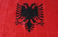 China Fade Proof Albania Flag Outdoor Use Polyester Material Double-stitched for sale