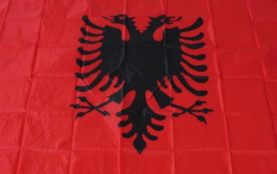 China Fade Proof Albania Flag Outdoor Use Polyester Material Double-stitched for sale