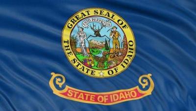 China Idaho State Flag Model A00001 Polyester Material Double Stitch Clean Cut for sale