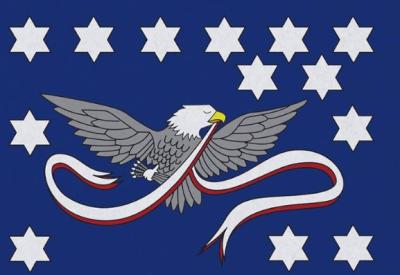 China Whiskey Rebellion Flag Ourdoor Indoor Double Sides Interlayer Civic Events for sale