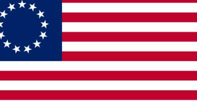 China Betsy Ross Flag Screen Digital Printing Double Stitch Clean Cut Customized for sale