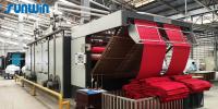 China Thermal Oil Heated Softness Machine Dry Polyester Tensionless Tubular Fabric Shrinking Machine for sale