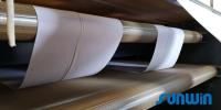 China Thermal Oil Heated Softness Machine Dry Polyester Tensionless Tubular Fabric Shrinking Machine for sale