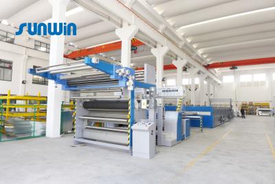 China 3000MM 6 Chambers Hot Air Stenter Finishing Machine Mini Stenter Textile For Knit Fabric for sale