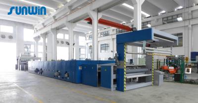 China 8 Chamber 100m/Min Fabric Hot Air Stenter Machine For Fleece Fabric 10 Chamber for sale