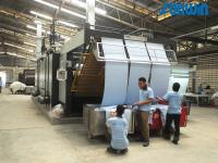 China 3 Pass Textile Drying Machine 132KW Tubular Knit Fabric Shrinking Drying Machine for sale