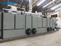 China 3 Pass Textile Drying Machine 132KW Tubular Knit Fabric Shrinking Drying Machine for sale