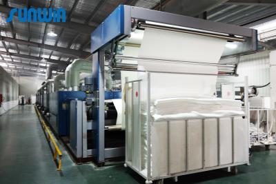 China Home Textile Fabric Heat Setting In Textile Stenter Machine 380V 185KW for sale