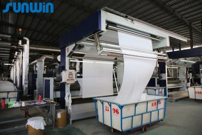 China 6 Chamber Gas Heated Fabric Heat Setting Machine For Cotton Fabric 80m/Min for sale