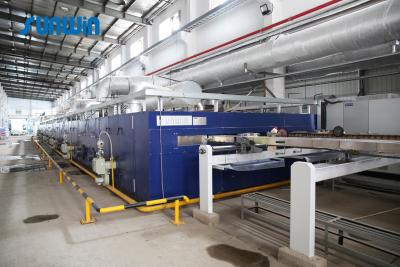 China High Pressure Padder Cloth Finishing Ram Stenter Machine Process For Woven Fabrics for sale