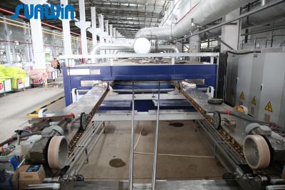 China 2400mm Finishing Stenter Textile Stenter Machine For Long Pile Fabric 9 Chamber for sale